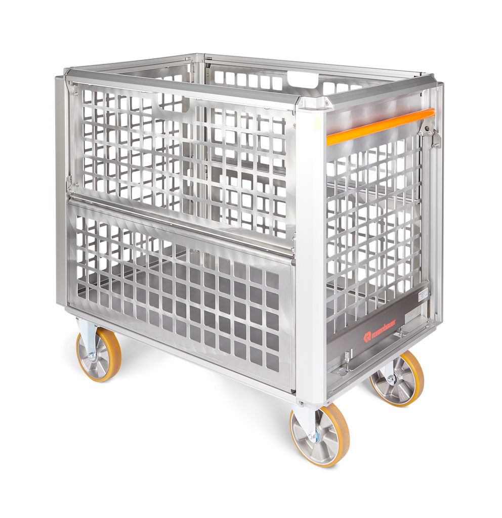 RTE RC Profile Mesh Transport Box with fold down panel left, 2 x cone ...